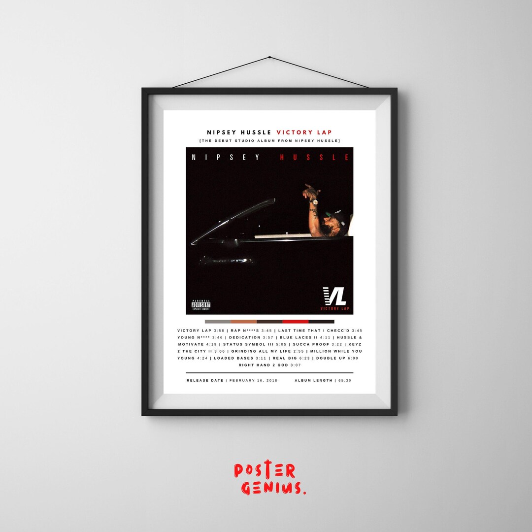 Nipsey Hussle Victory Lap Poster // Digital Print // Album Cover - Etsy