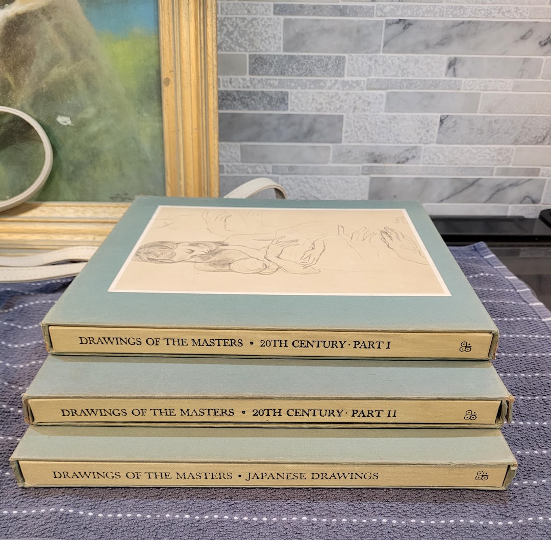 Set of 3 Vintage Art Books - Etsy