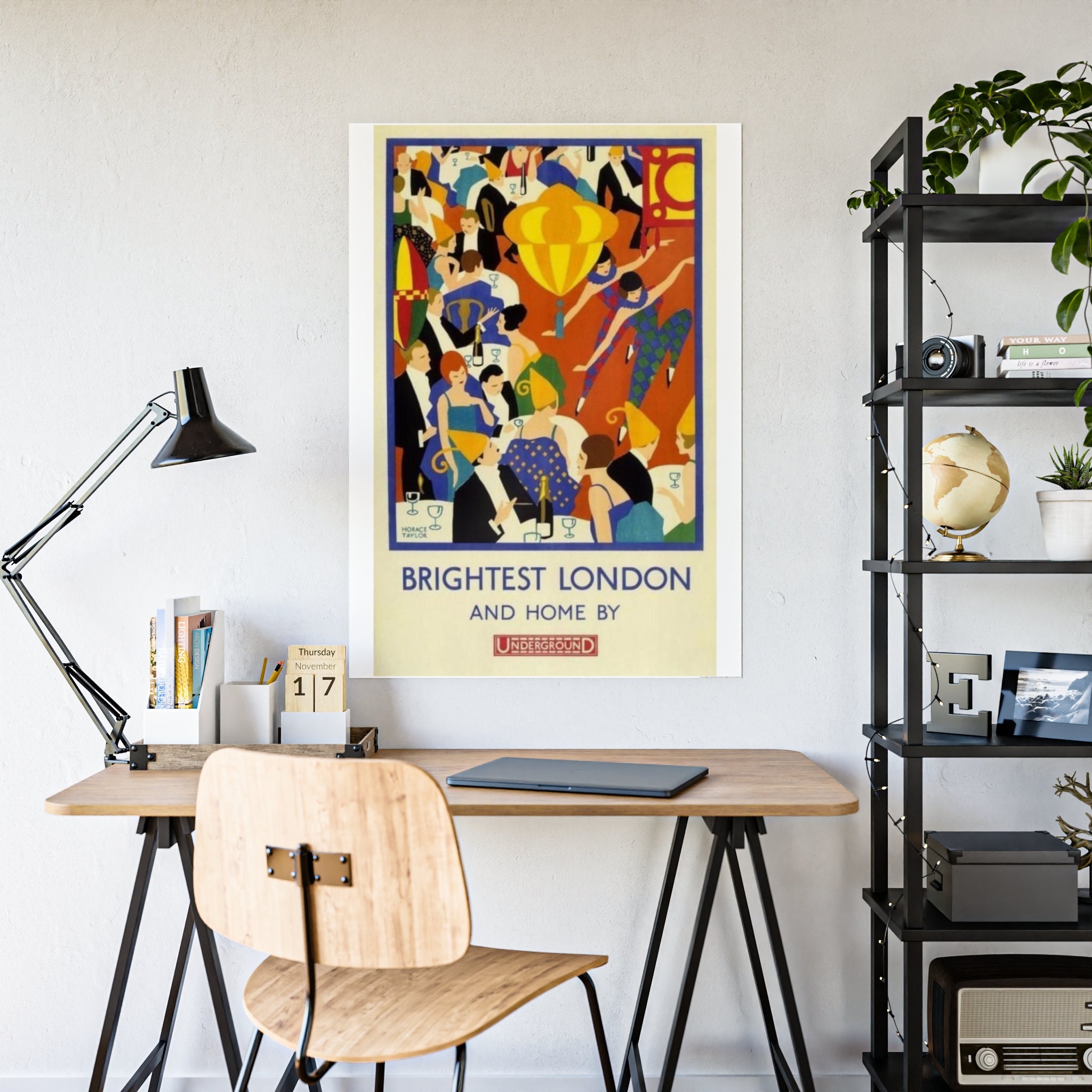 London Underground Poster London England Print Vintage Wall Art Vintage ...