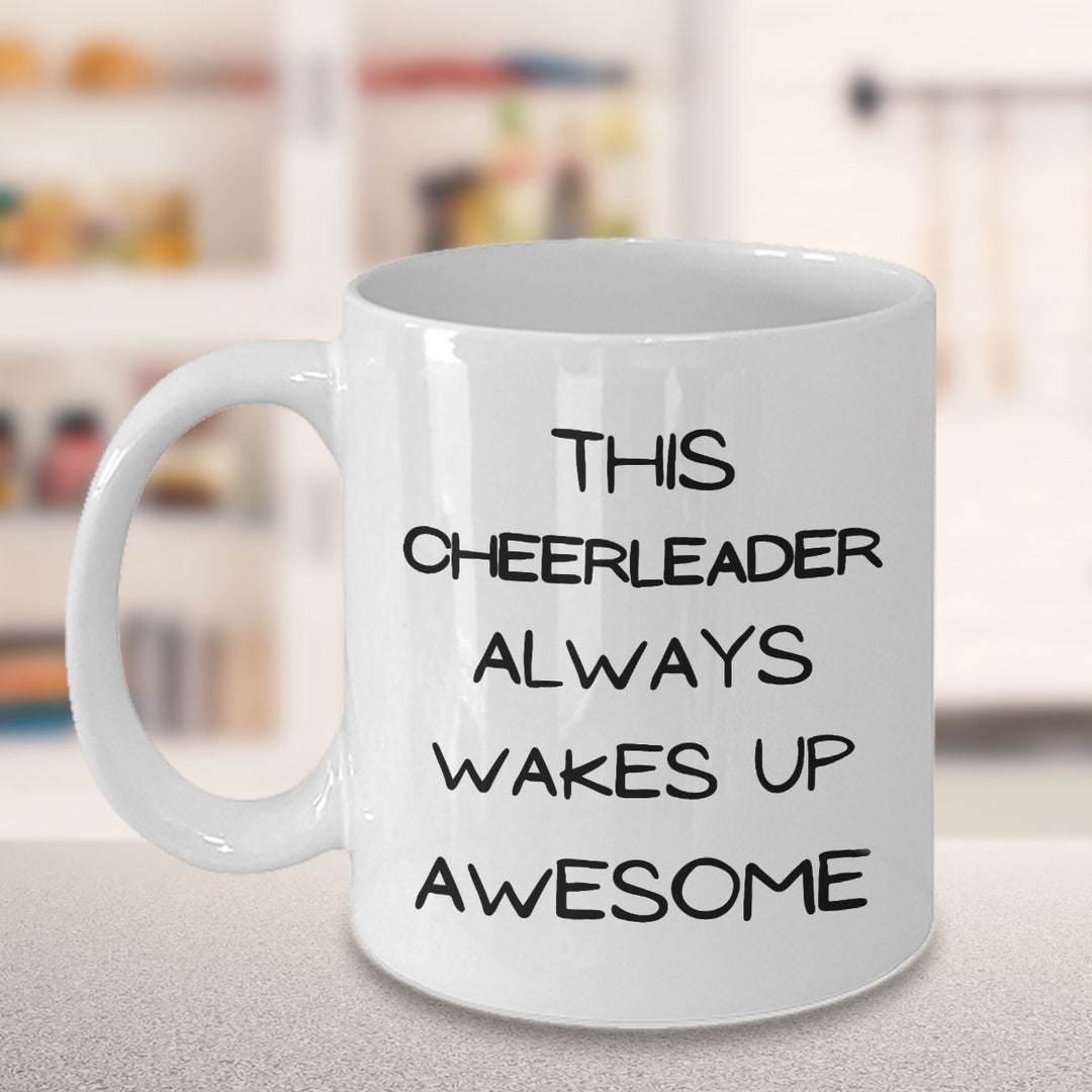 Cheerleader Coffee Cup, Cheerleader Gifts for Women, Cheerleader Mug ...