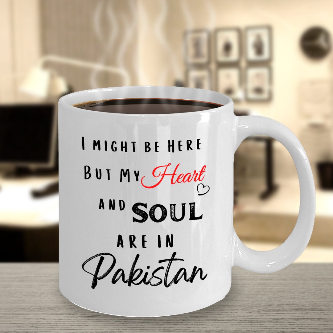 Pakistan Lover Mug, Pakistan Coffee Cup, Pakistan Lover Gift, My Heart ...