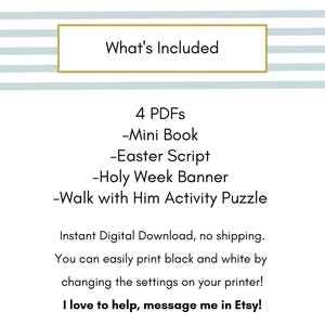 LDS Easter Script Printable | Holy Week Mini Book | Holy Week Banner ...