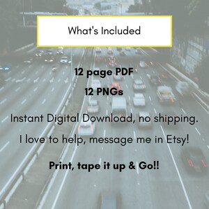 Student Driver Printable Signs | 12 Drivers Education Caution Signs ...