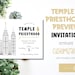 Temple Priesthood Preview Invitation: Customizable Canva Template ...