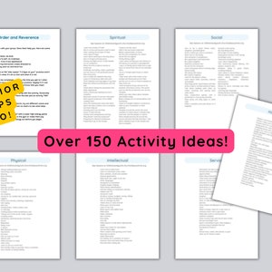 LDS Primary Activity Days Binder Pages and Articles of Faith Kit ...