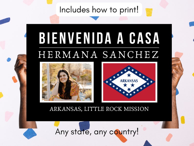 Missionary Welcome Home Poster Missionary Sign - Etsy