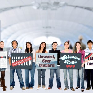 LDS Missionary Welcome Home Signs: Airport Poster Print (digital ...