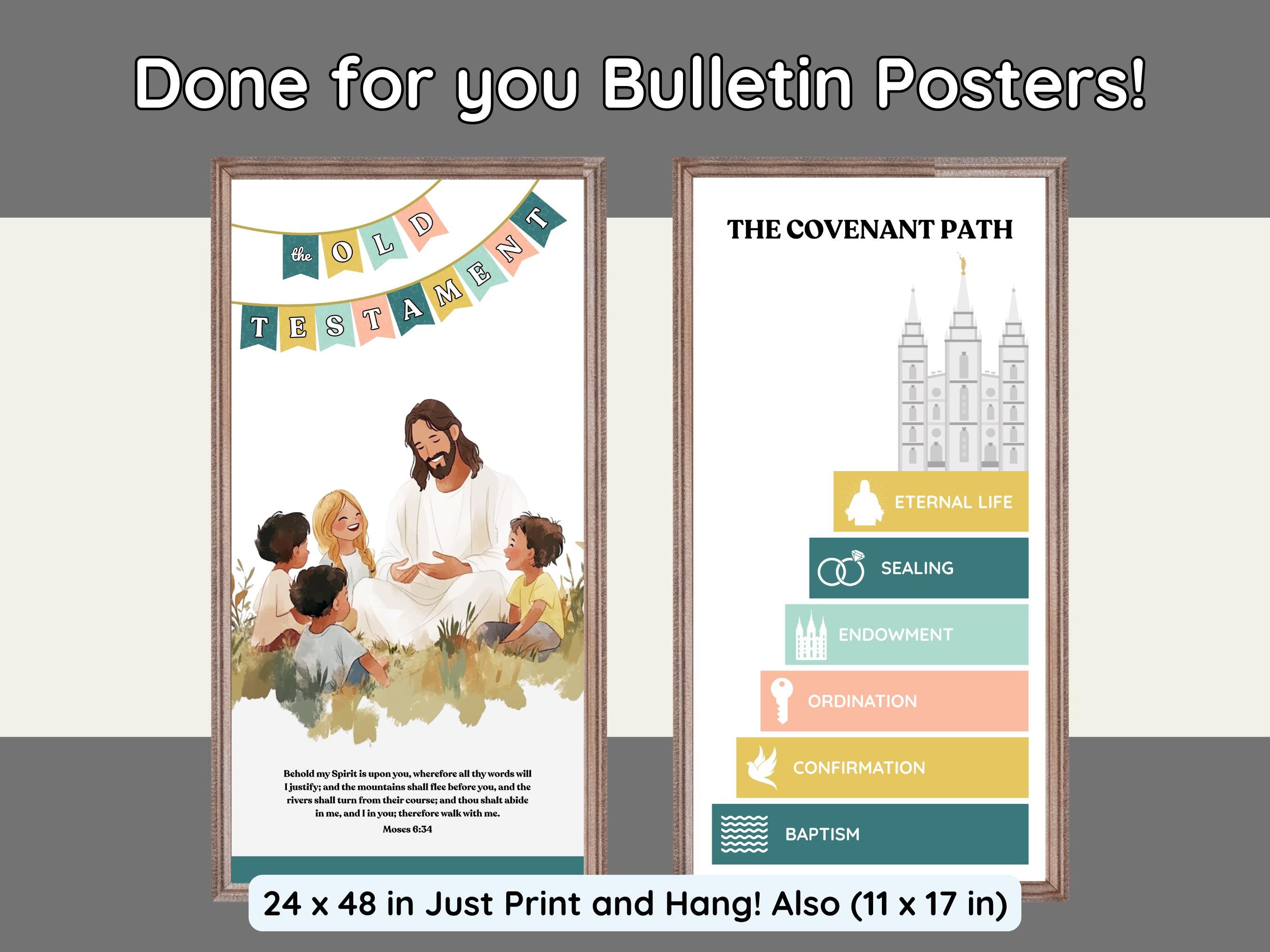 LDS Old Testament Bulletin Board Kit 2026 (digital Download) - Etsy