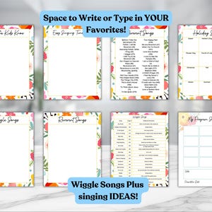 LDS Primary Music Leader Planner: Editable Canva Template (digital ...
