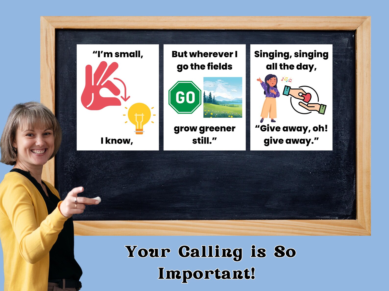 Give, Said the Little Stream: LDS Singing Time Flip Chart (digital ...