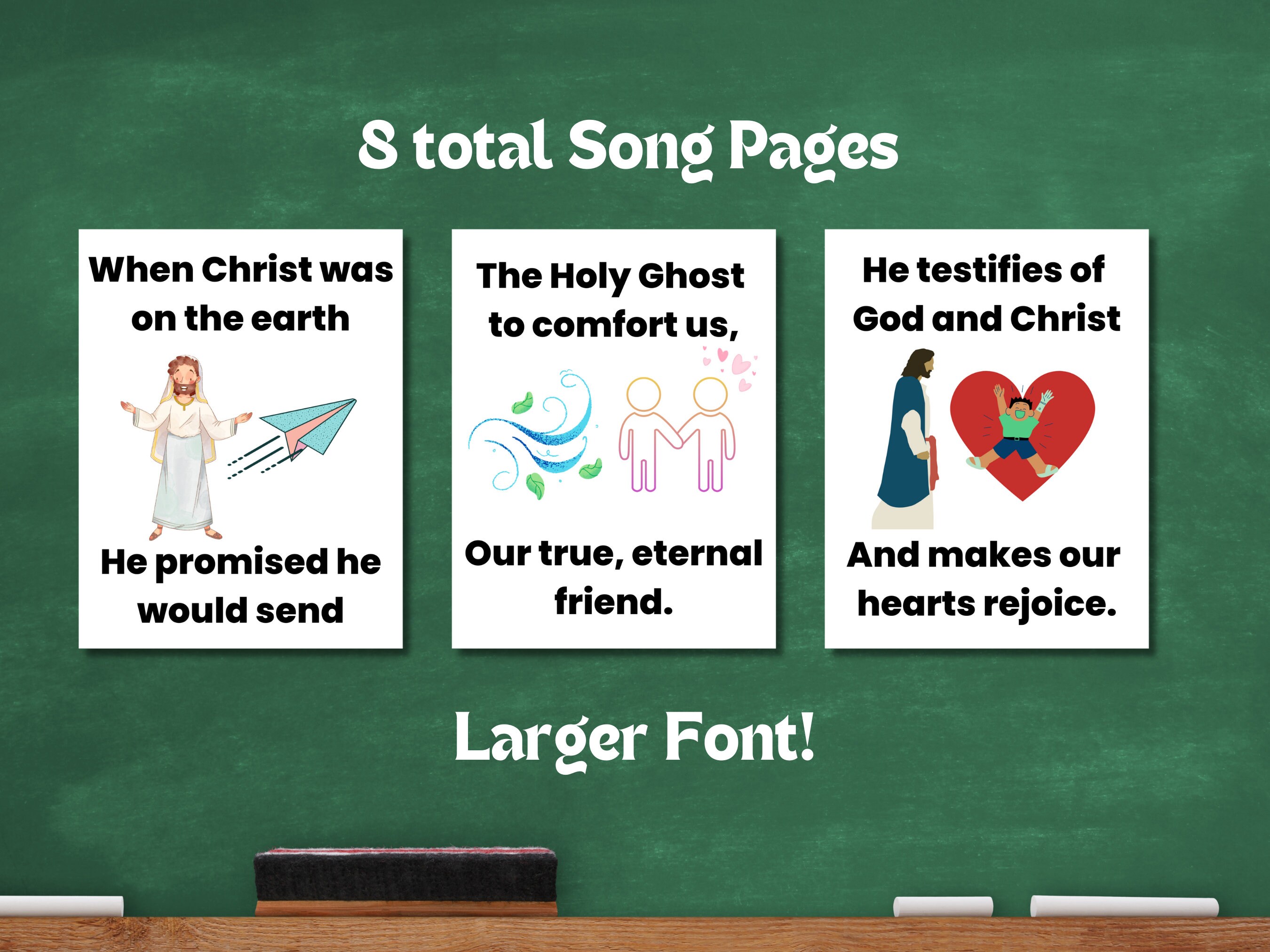 August 2023 LDS Singing Time the Holy Ghost Singing Time - Etsy