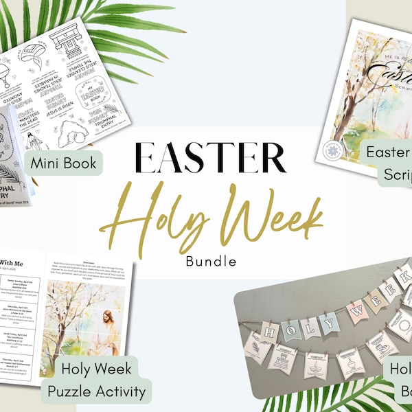 Holy Week Banner - Etsy