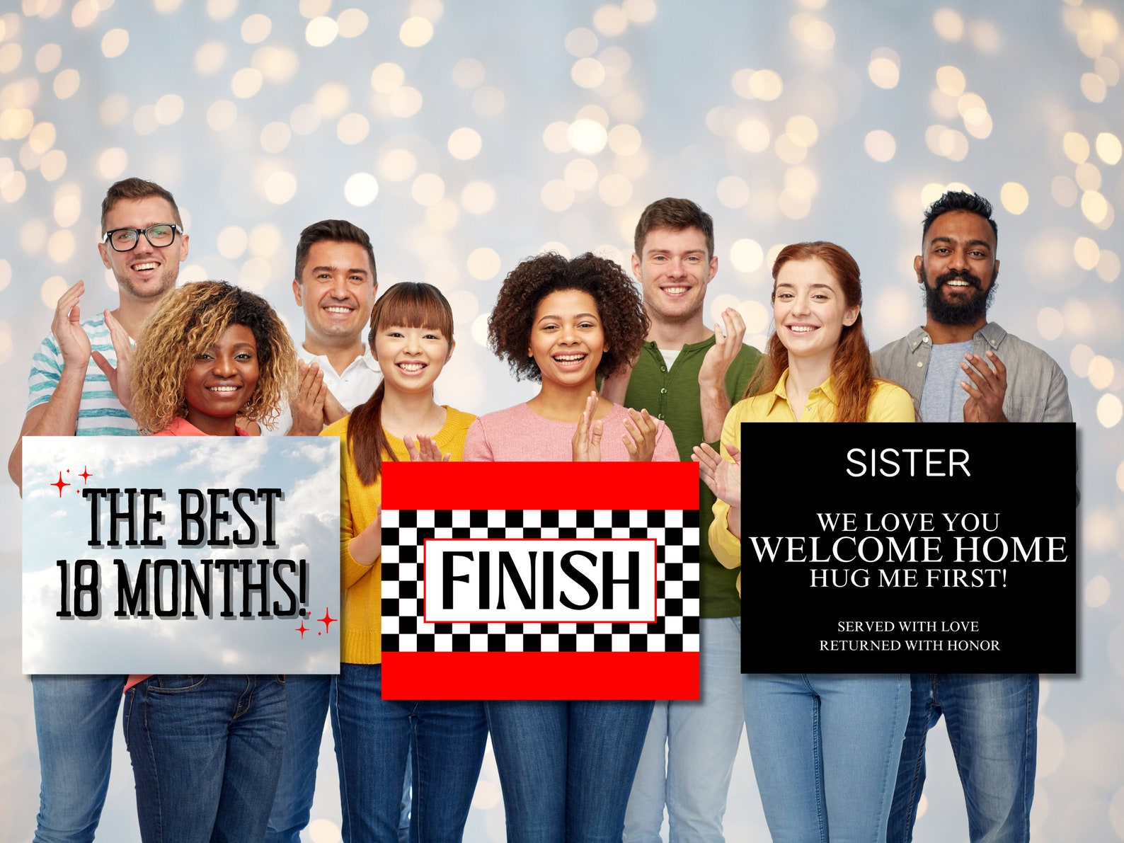 12 LDS Missionary Welcome Home Signs Homecoming Airport - Etsy