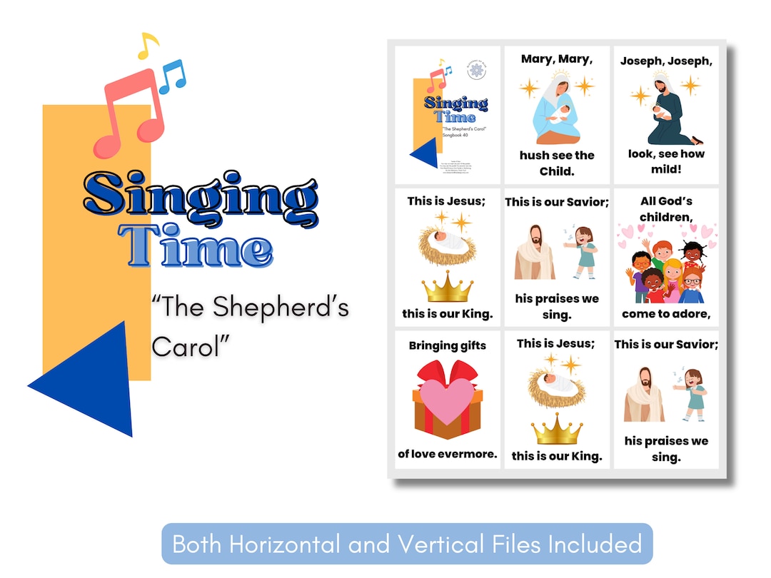December LDS Singing Time | the Shepherd's Carol | Primary Music ...