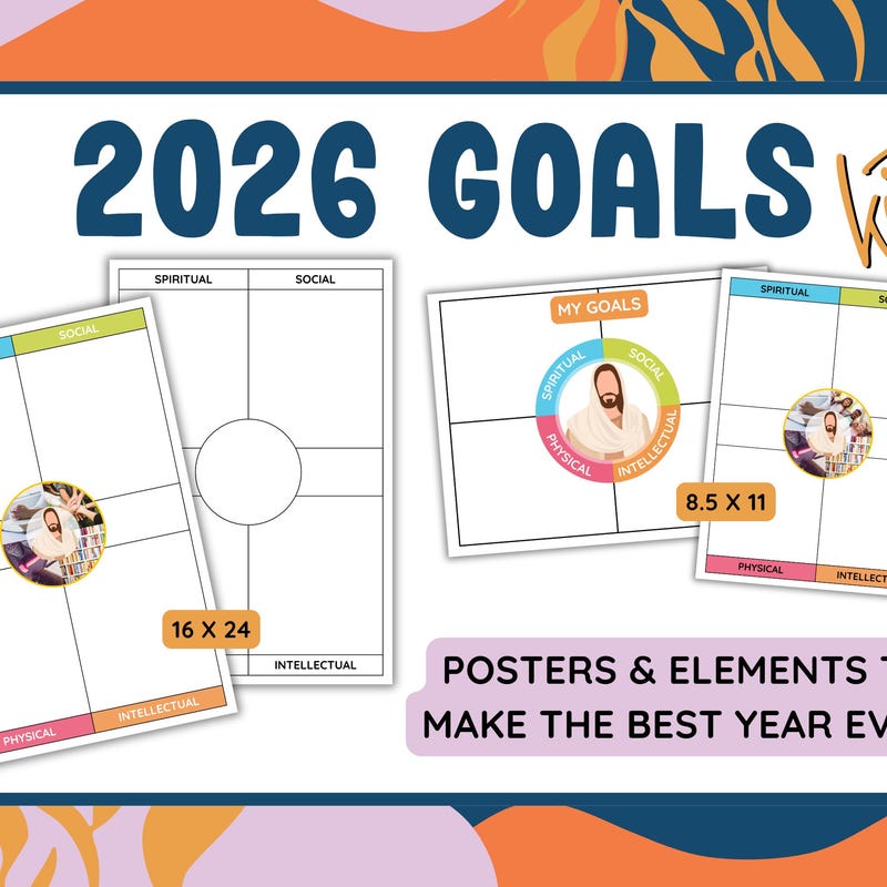 Lds Kids Goal Sheet - Etsy