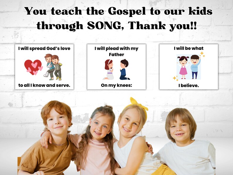 I Will Be What I Believe LDS Primary Flip Chart (digital Download) - Etsy