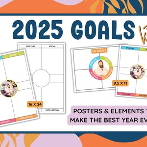 2025 Goal Kit | LDS Young Women Goal Poster Activity | Activity Days ...