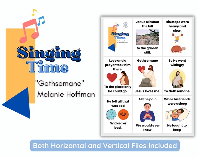 Primary Singing Cue Cards | Primary Singing Time Activity | Primary ...