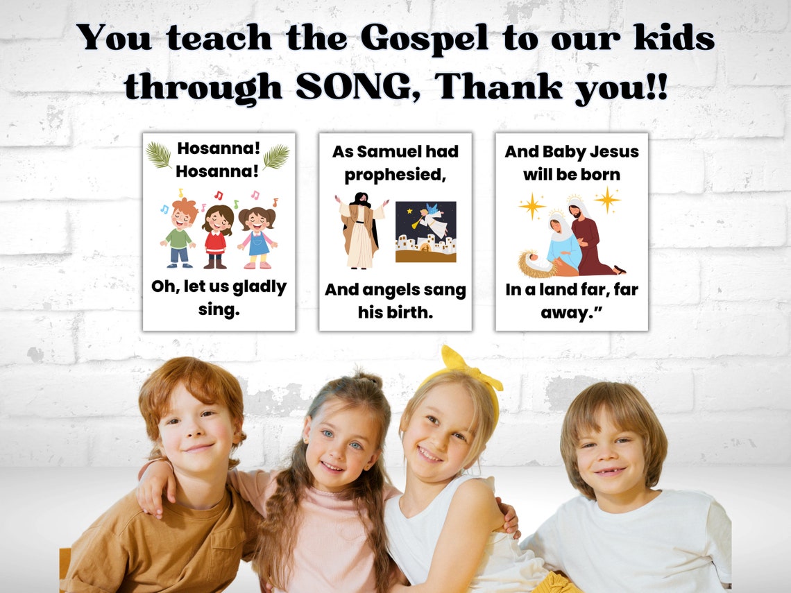 Samuel Tells of Baby Jesus: LDS Singing Time Flip Chart (digital ...