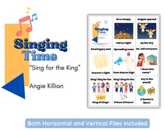 Born to Bring Us Joy Flip Chart Visual Aids Printable PDF Christmas ...