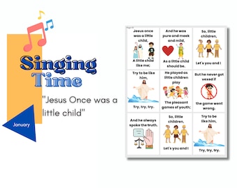 January 2023 Lds Singing Time A Childs Prayer Singing Time Flipchart