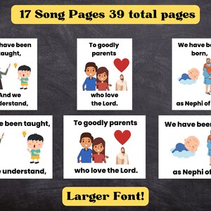 LDS Primary Singing Time Flip Chart: We'll Bring the World His Truth ...