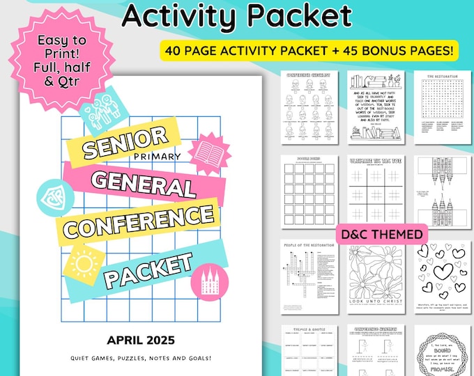 General Conference Coloring | General Conference Printable | General ...