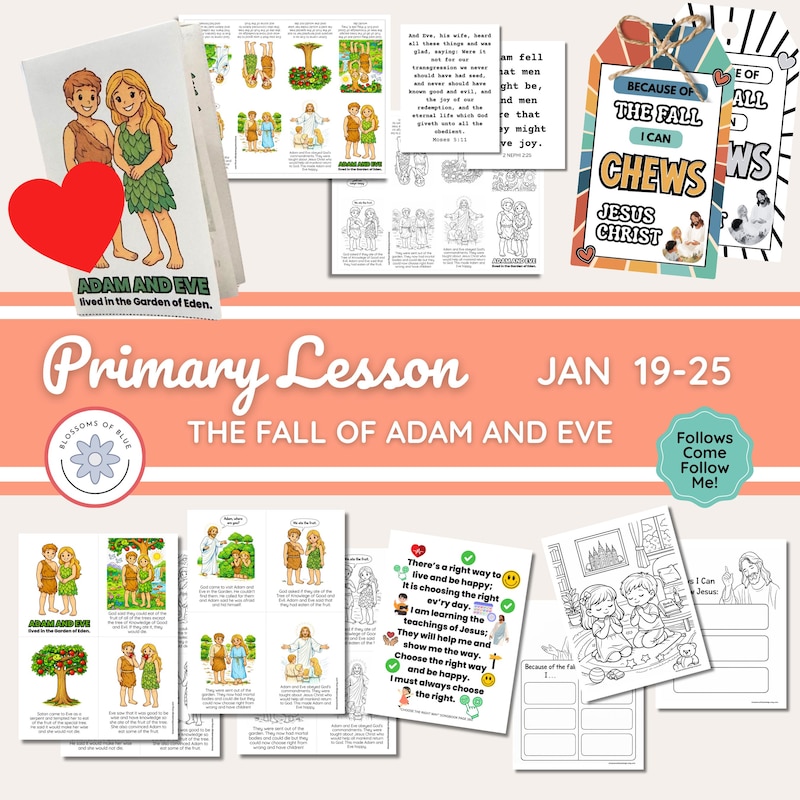 Cfm Lesson Primary - Etsy