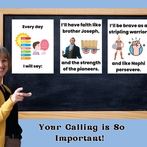 I Will Be What I Believe LDS Primary Flip Chart (digital Download) - Etsy