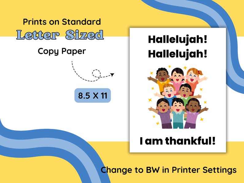 I Am Thankful LDS Primary Flip Chart by Angie Killian (digital Download ...