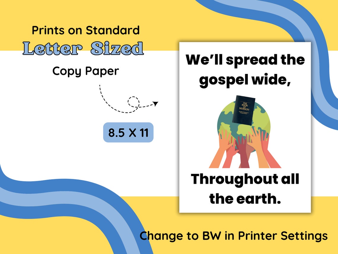 I Will Be What I Believe LDS Primary Flip Chart (digital Download) - Etsy