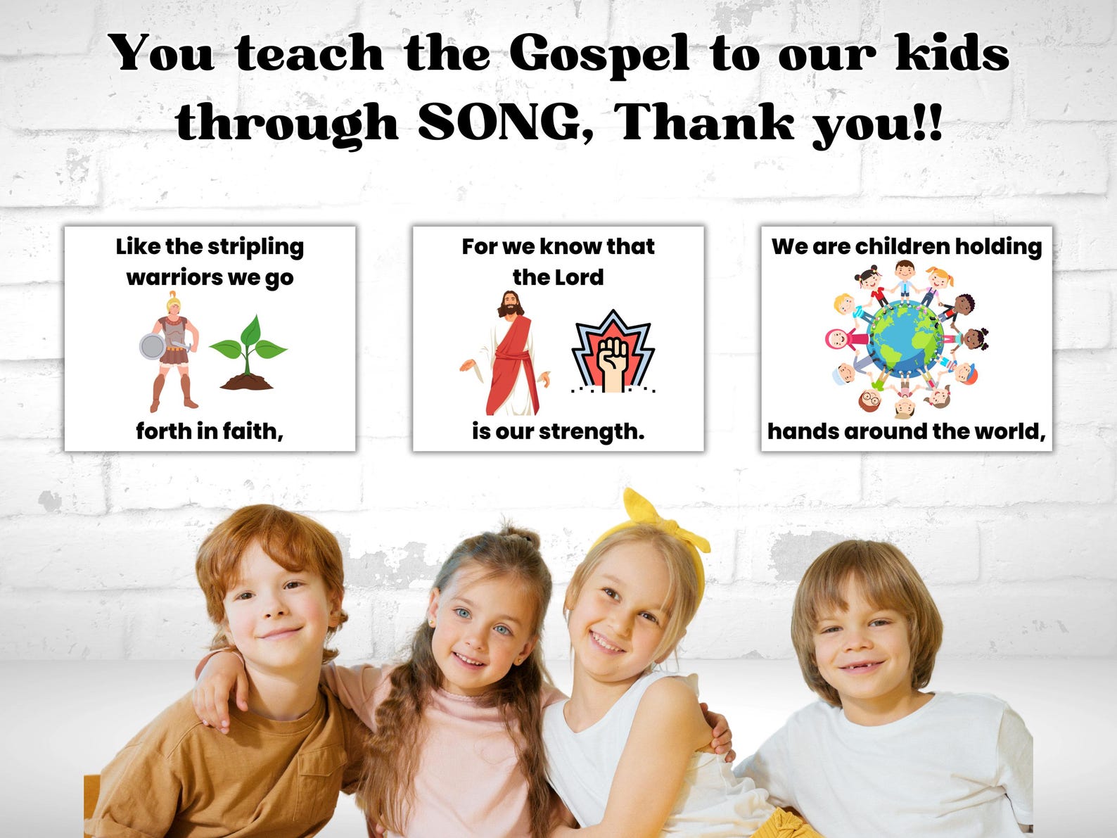 LDS Singing Time Flip Chart: Holding Hands Around the World (digital ...