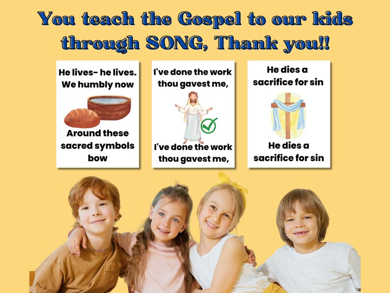 June 2023 LDS Singing Time Behold the Great Redeemer Die - Etsy