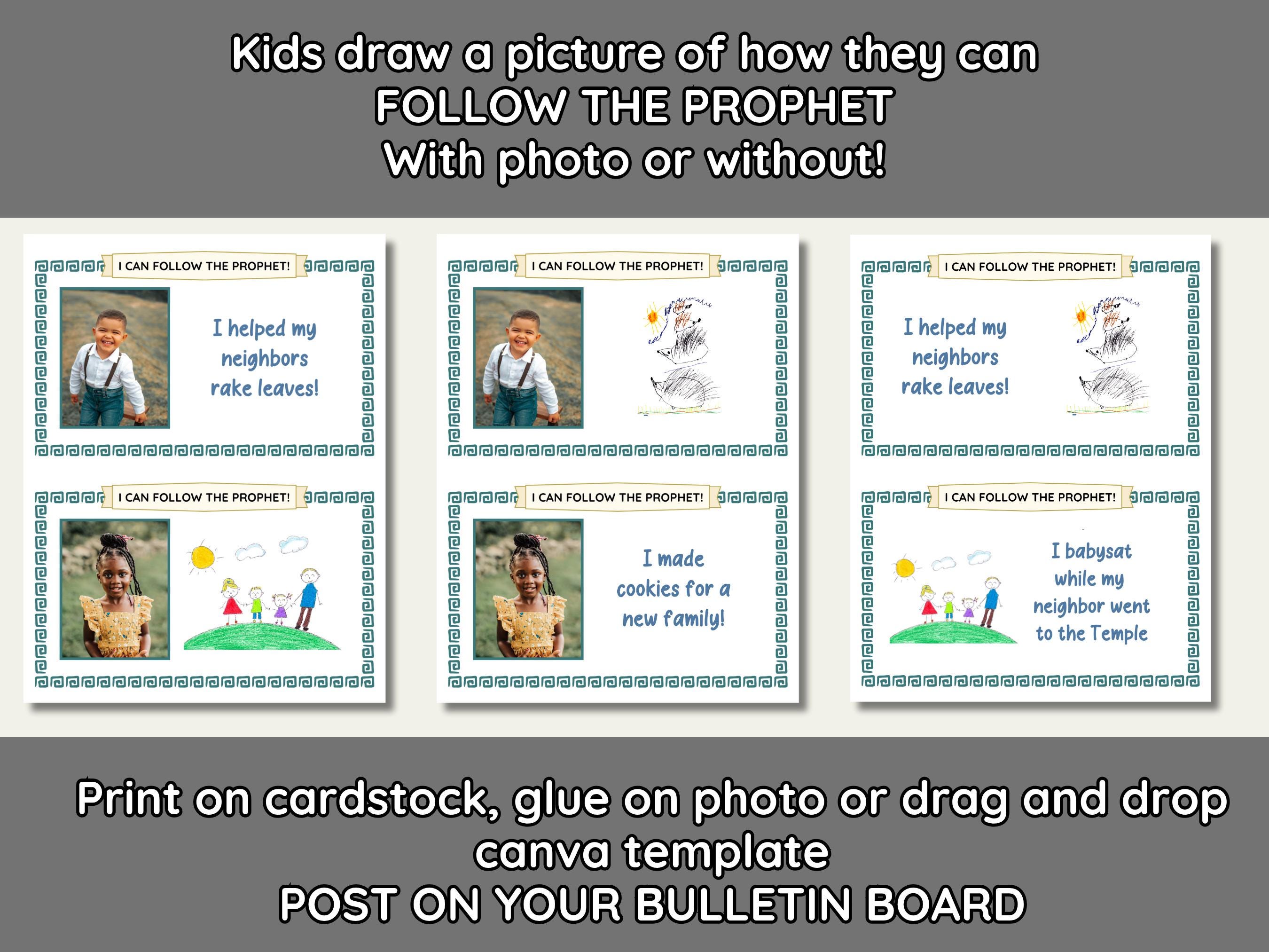 LDS Old Testament Bulletin Board Kit 2026 (digital Download) - Etsy