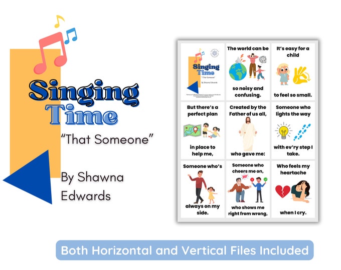 The Gift I'll Give Flip Chart Visual Aids Singing Time Primary Song ...