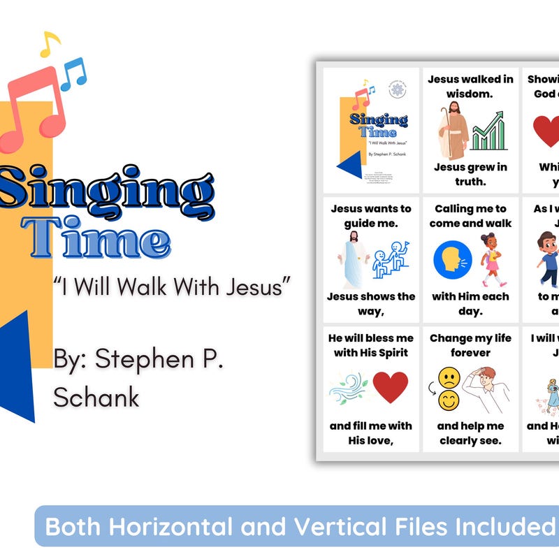 Primary Walk With Me Lds - Etsy