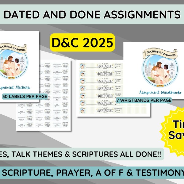 Printable Lds Scripture Stickers - Etsy