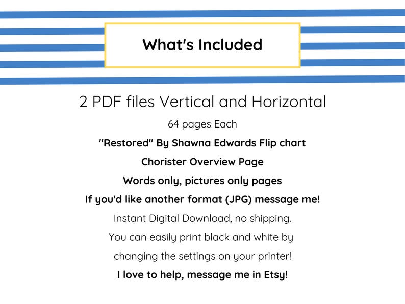 LDS Primary Singing Time Flip Chart: "restored" Song Visuals (digital ...
