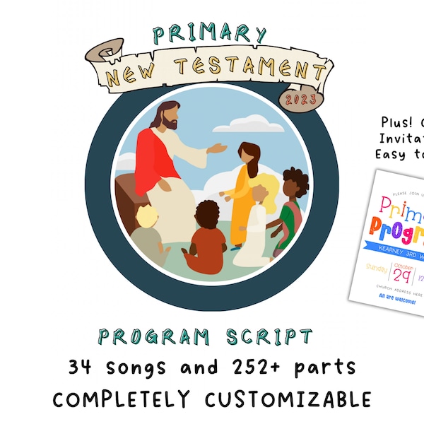 Primary Sacrament Presentation Script - Etsy Canada