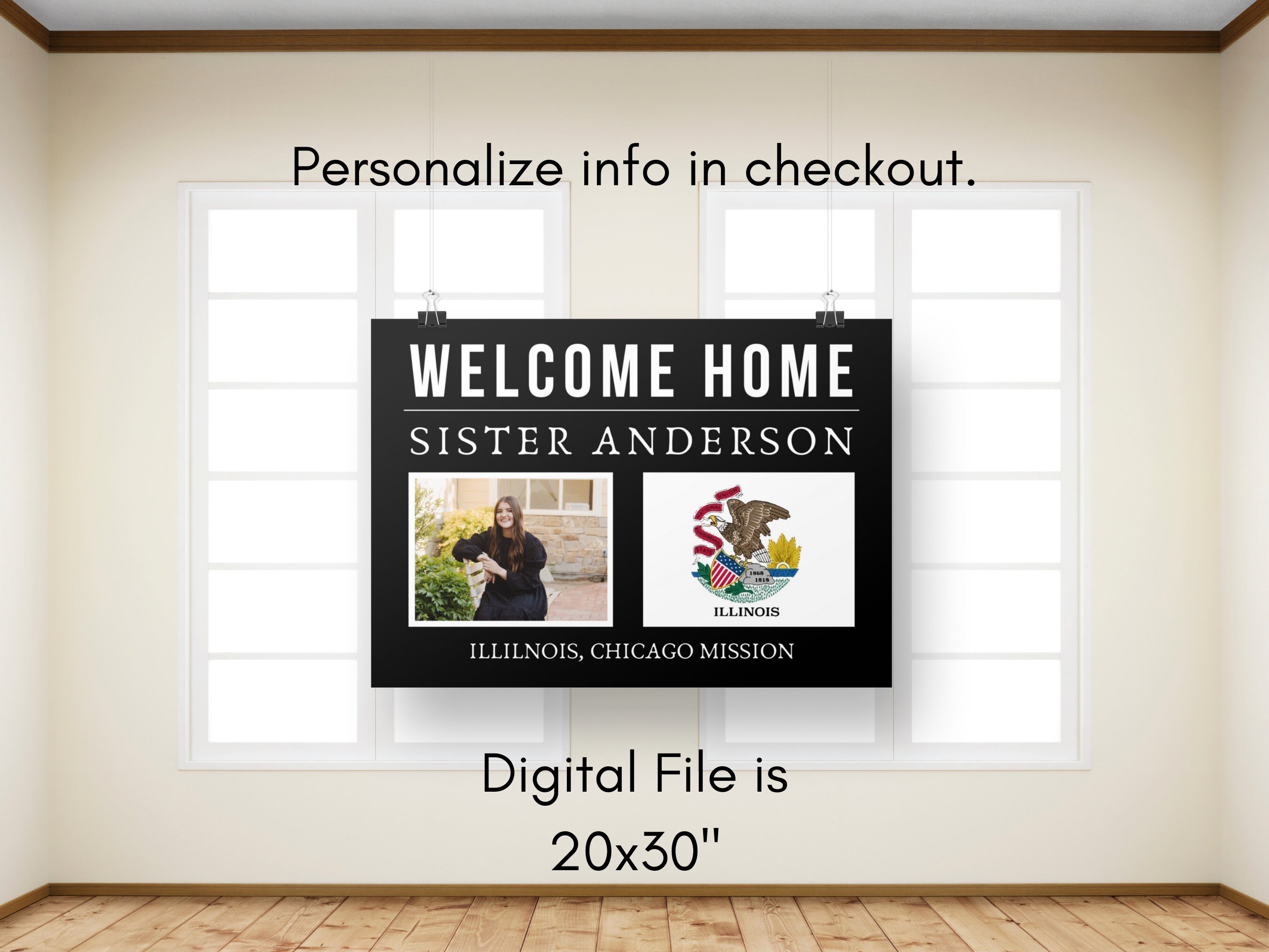 Missionary Welcome Home Poster | Missionary Sign | Personalized ...