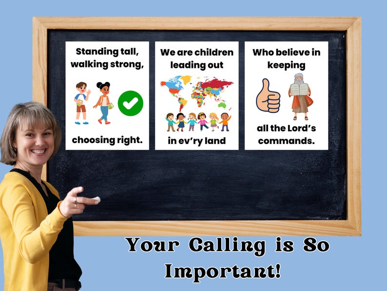 LDS Singing Time Flip Chart: Holding Hands Around the World (digital ...