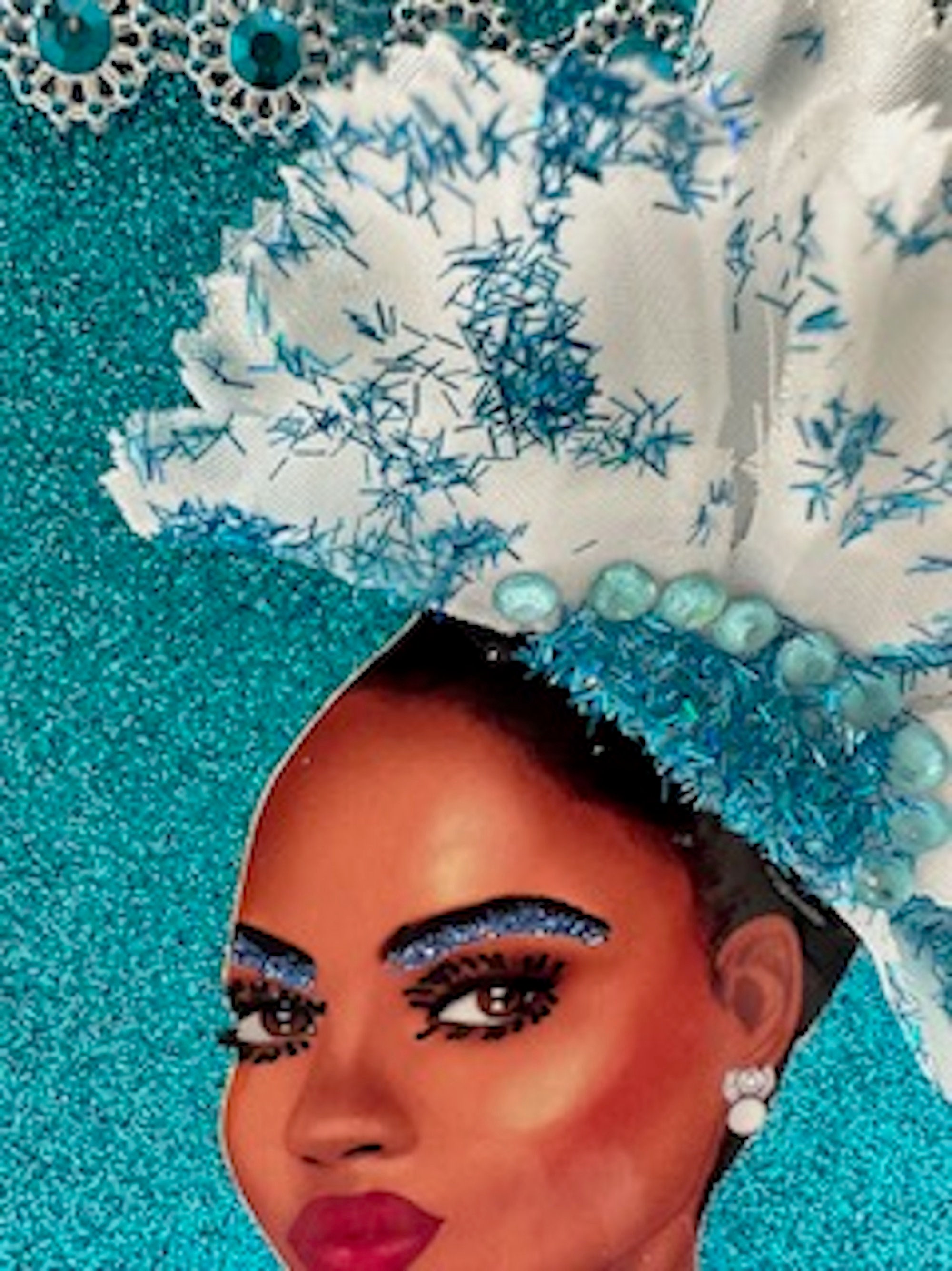 Tissue Box Cover, Diva Tissue Box, Afro American Art, Wooden Tissue Box ...