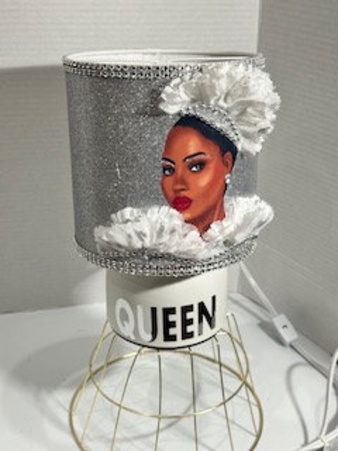 Sorority Lamp, Desk Lamp, Diva Lamp, Afro American Lamp, Sorority Lamp ...