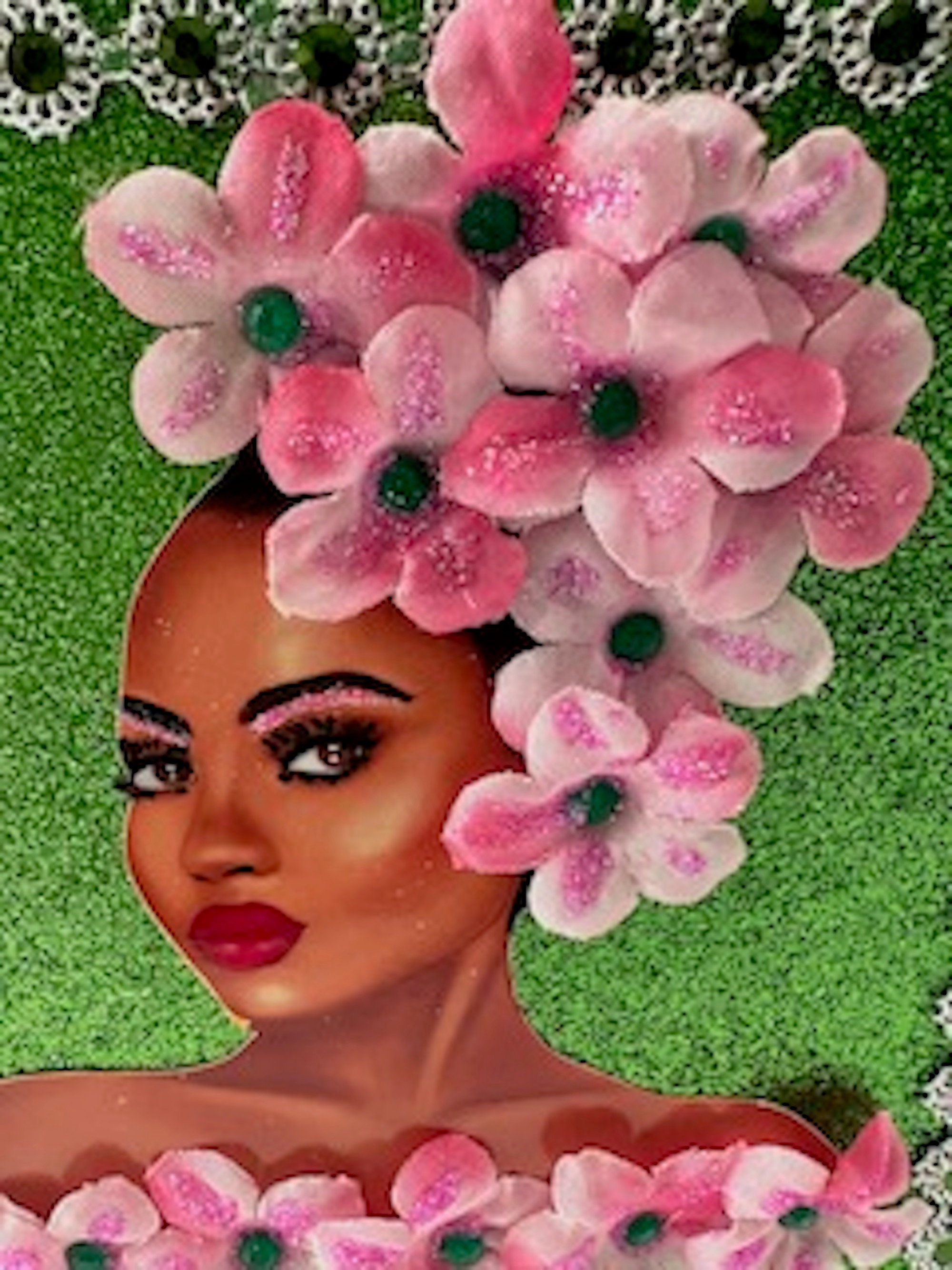 Tissue Box Cover, Diva Tissue Box, Afro American Art, Wooden Tissue Box ...