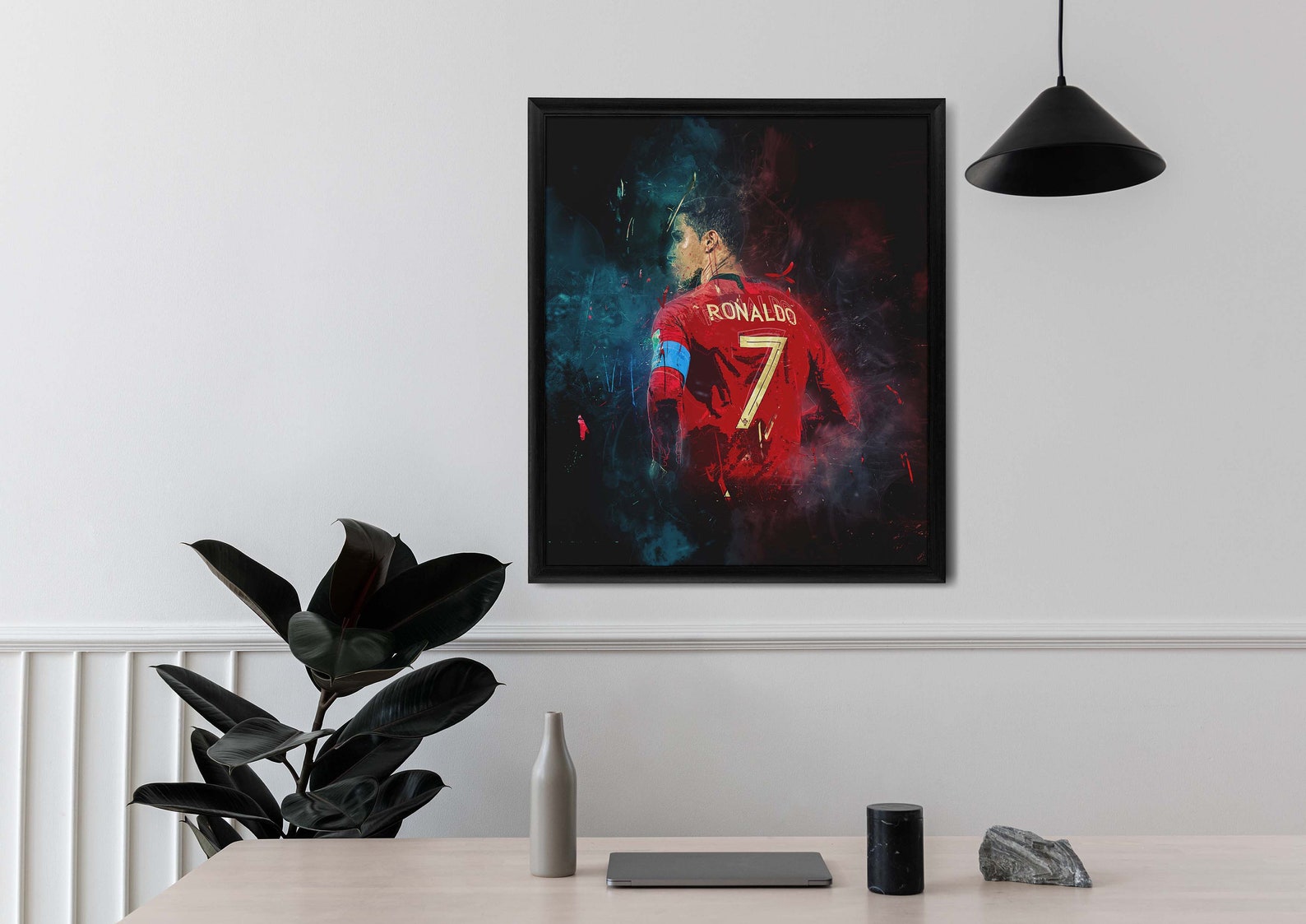 Cristiano Ronaldo Poster | Digital Printable | Canvas Wall Art | Gift ...