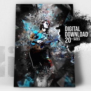 John Lennon Poster | Beatles | Digital Printable | Canvas Wall Art ...