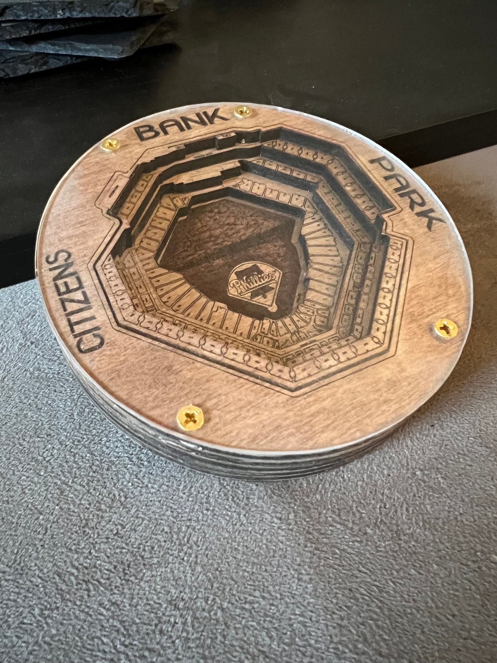 Stadium Art Coasters - Etsy