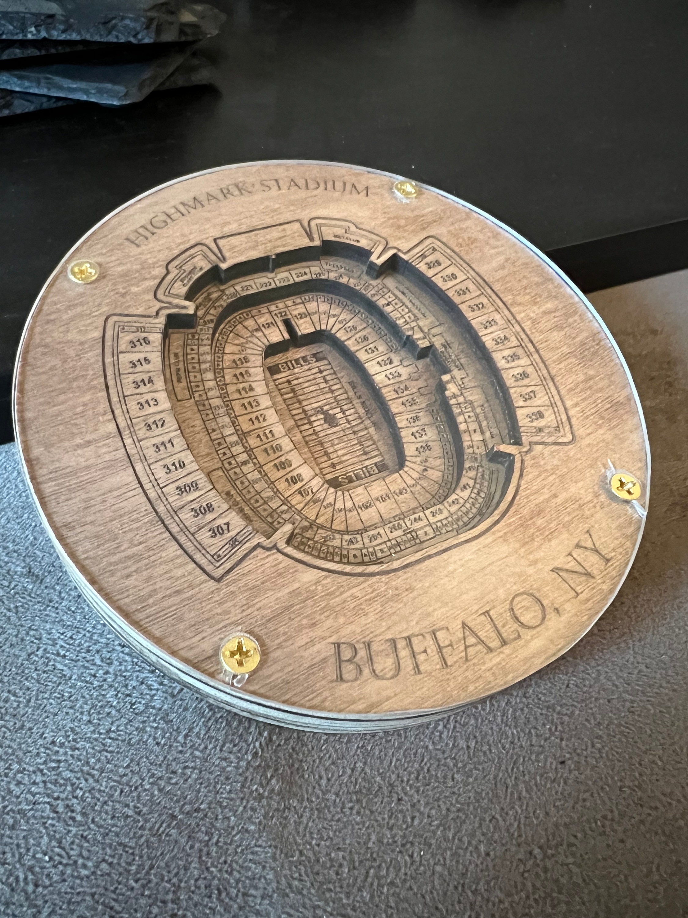 Stadium Art Coasters - Etsy