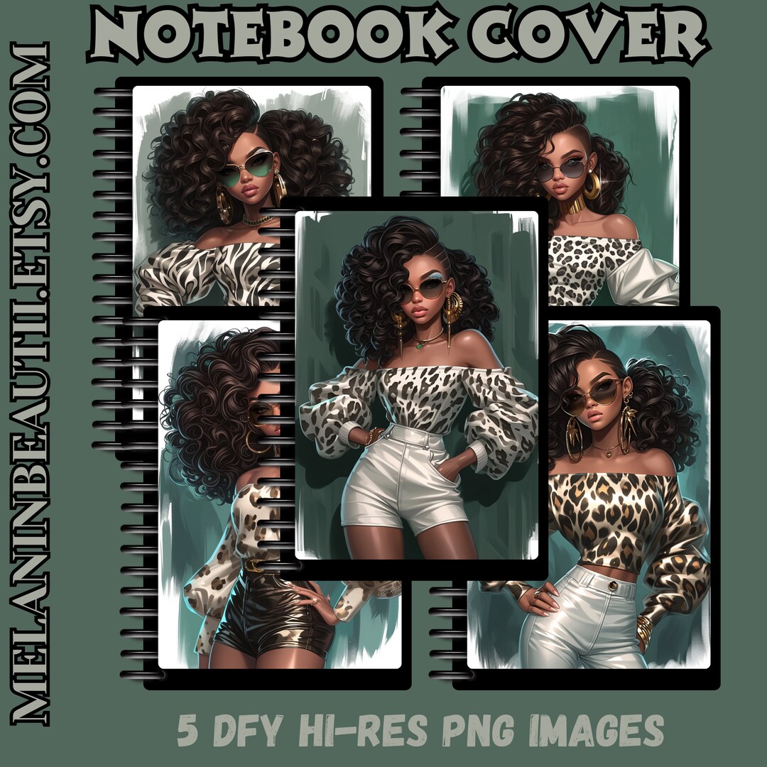 Animal Print Girls Digital Collection | 5 High-res PNG Images ...
