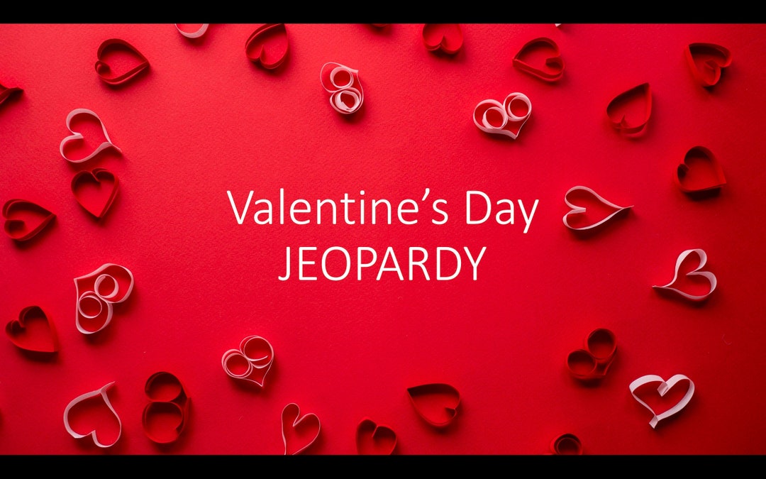 Valentine's Day Jeopardy Board - Etsy